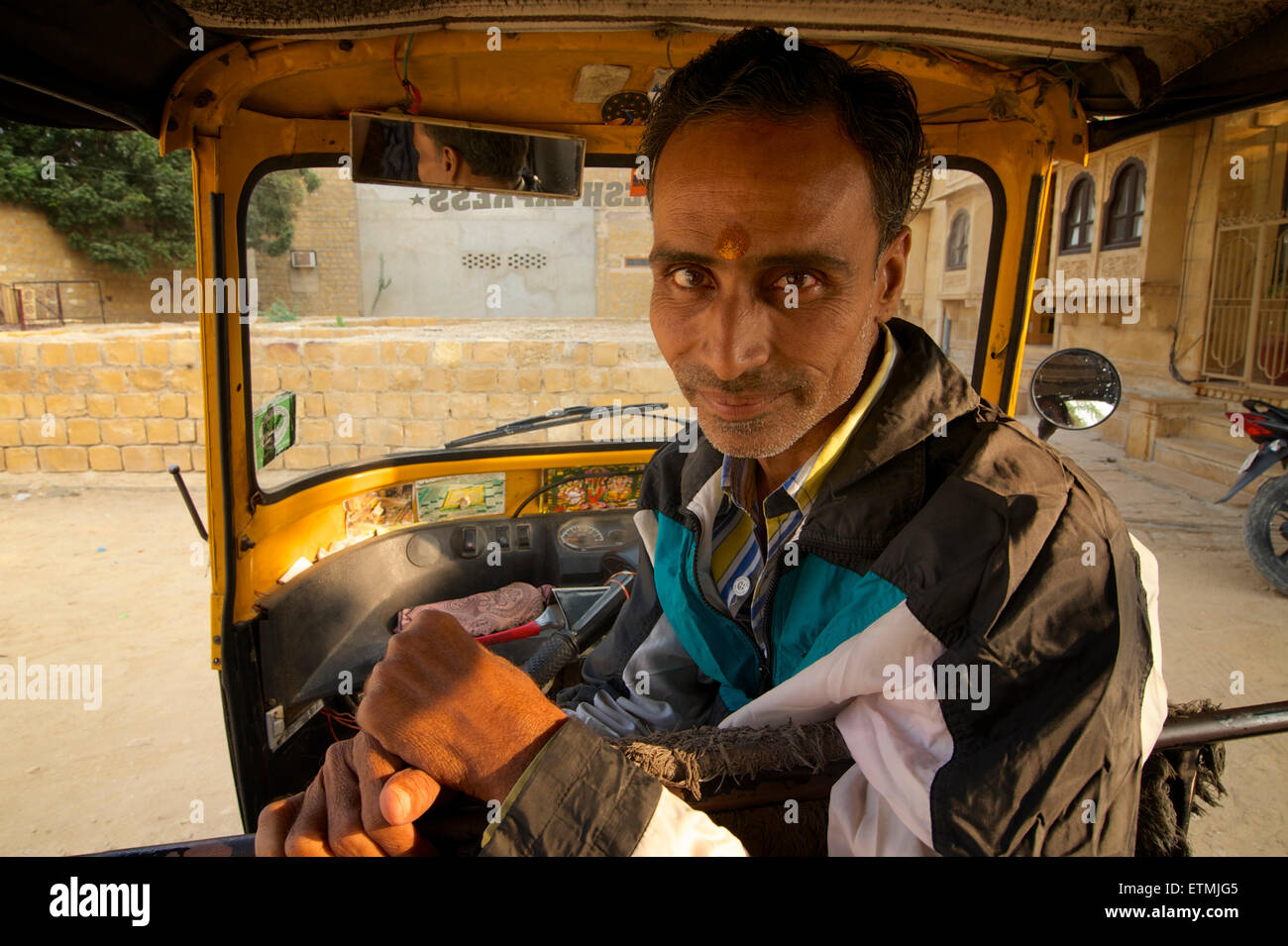 Indian rickshaw driver, Jaisalmer, Rajasthan, India Stock Photo - Alamy