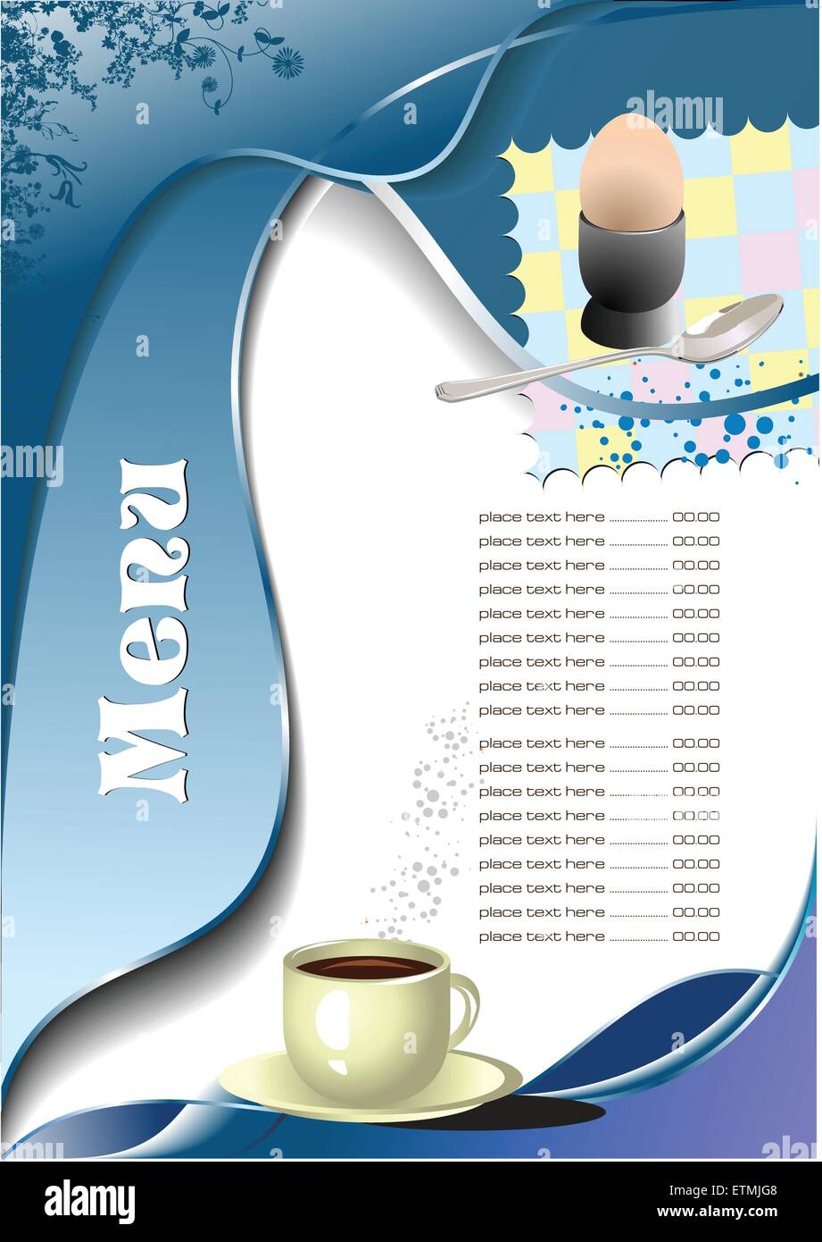Restaurant (cafe) menu. Vector illustration Stock Vector Image & Art ...