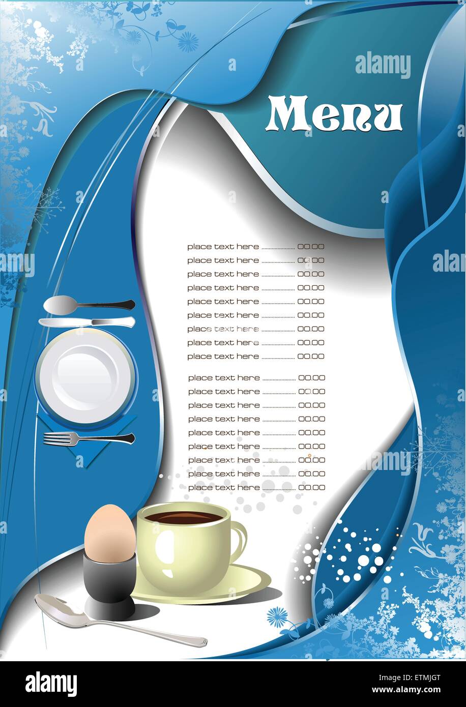 Restaurant (cafe) menu. Vector illustration Stock Vector Image & Art ...