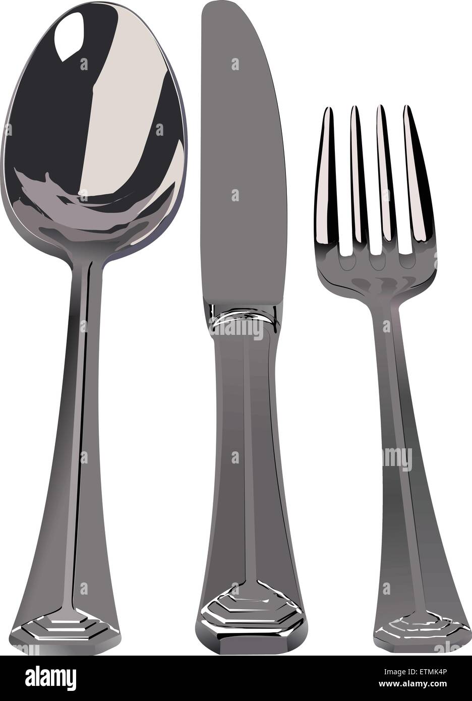 Kitchen utensils illustration nobody Stock Vector Images - Alamy