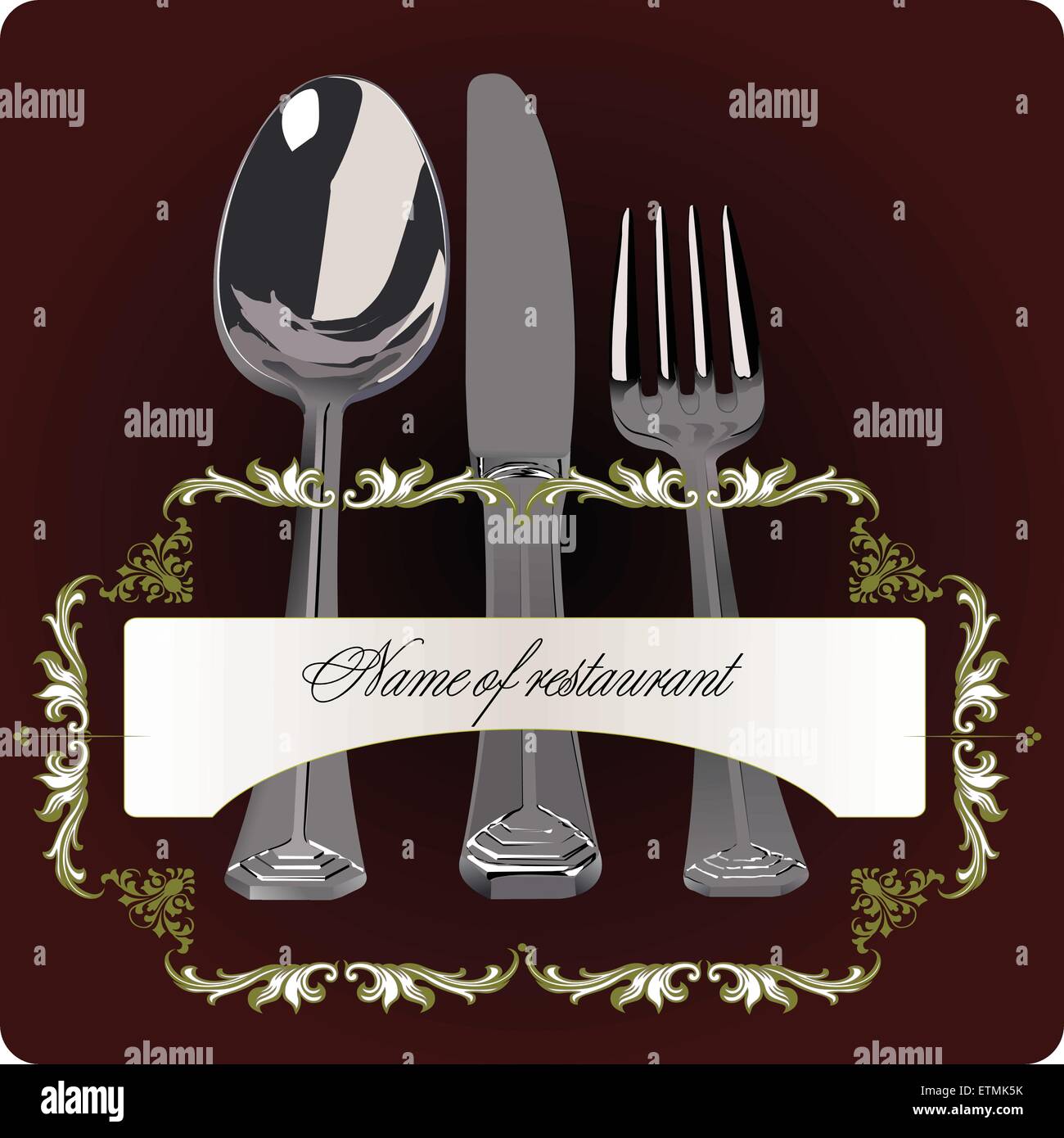 Vintage Menu cover. Vector illustration Stock Vector Image & Art - Alamy