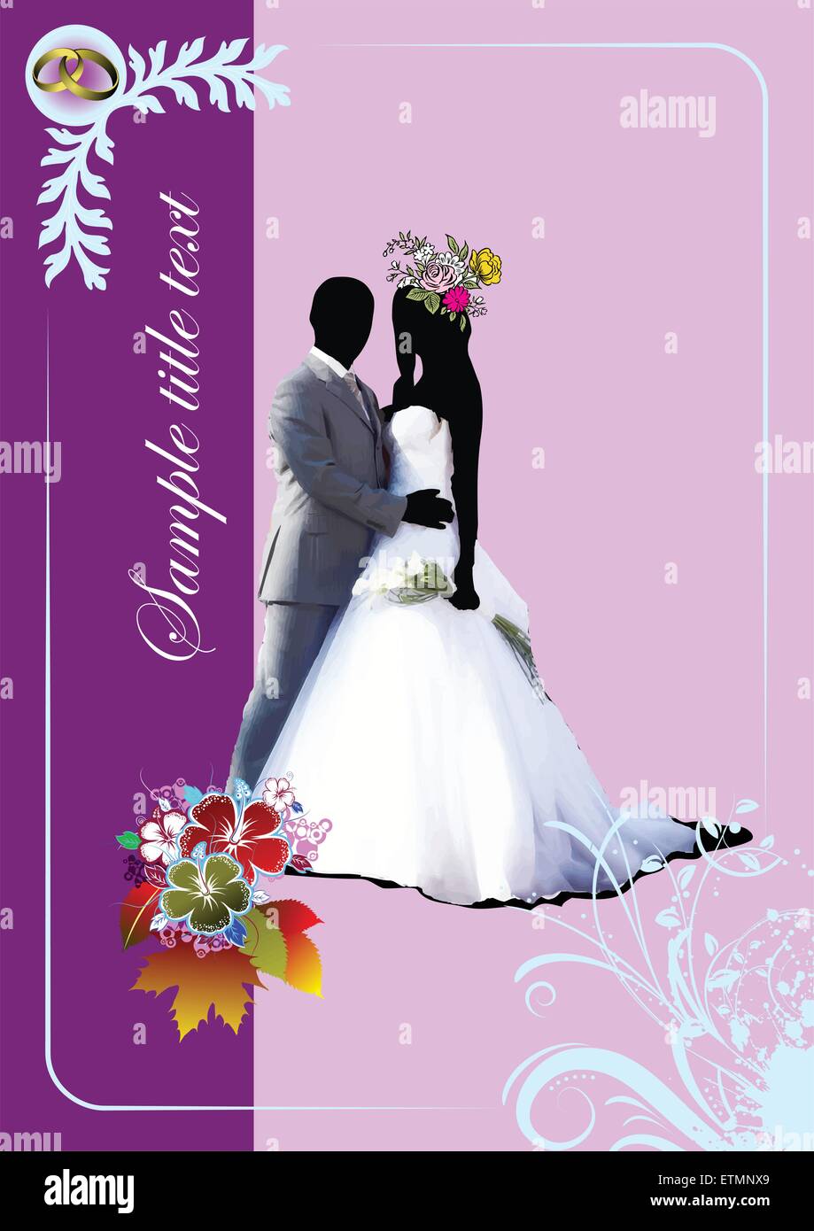 Wedding Album Cover Design Vector