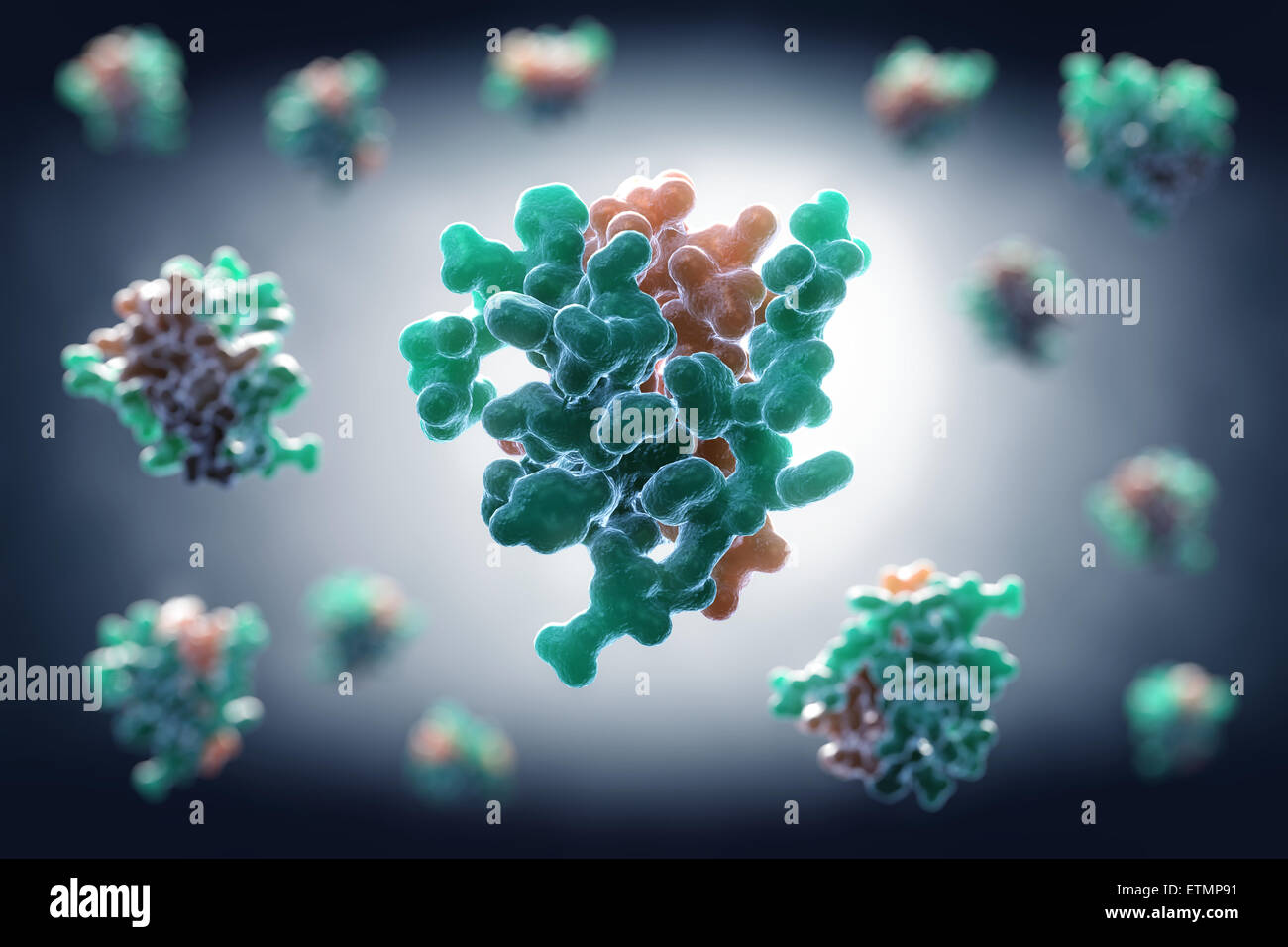 Insulin molecule hi-res stock photography and images - Alamy