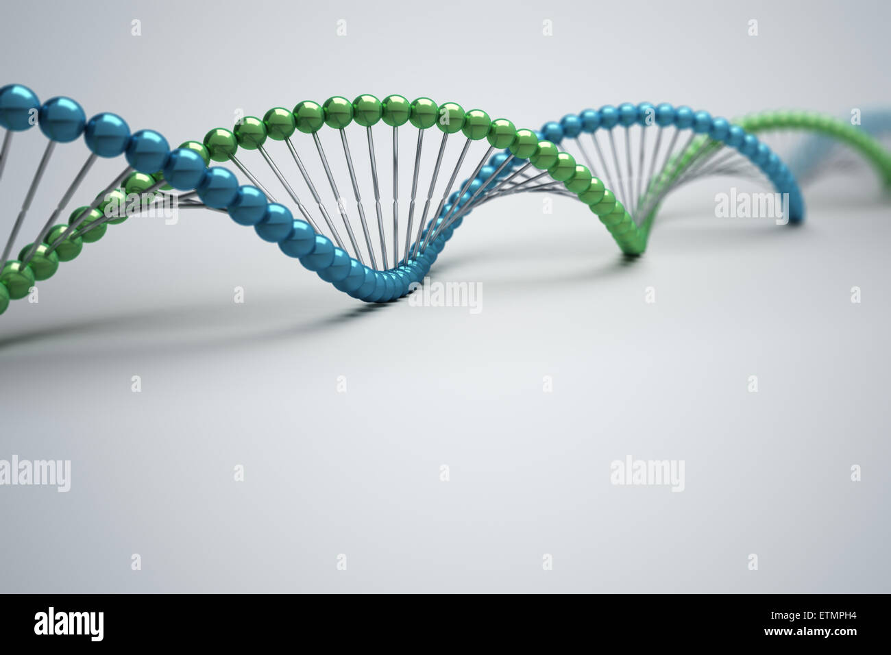 Stylized illustration of strands of human DNA, deoxyribonucleic acid ...