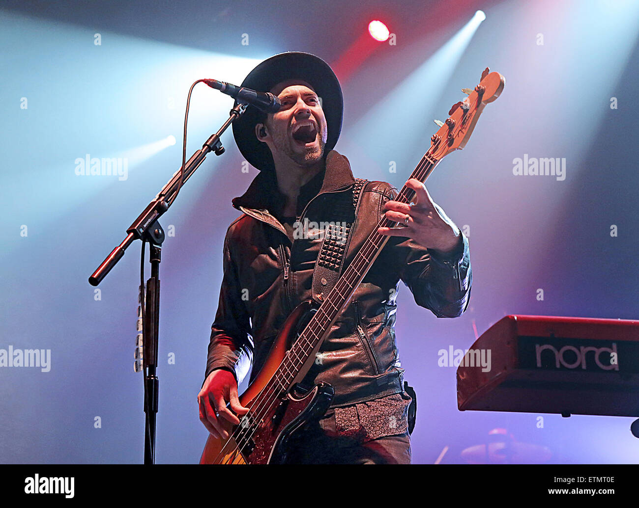 Halestorm perform live at Manchester's O2 Apollo Featuring: Josh Smith ...