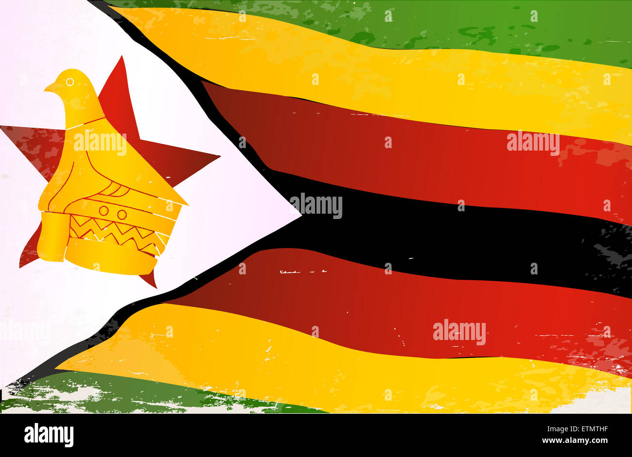 Zimbabwe country flag hi-res stock photography and images - Alamy