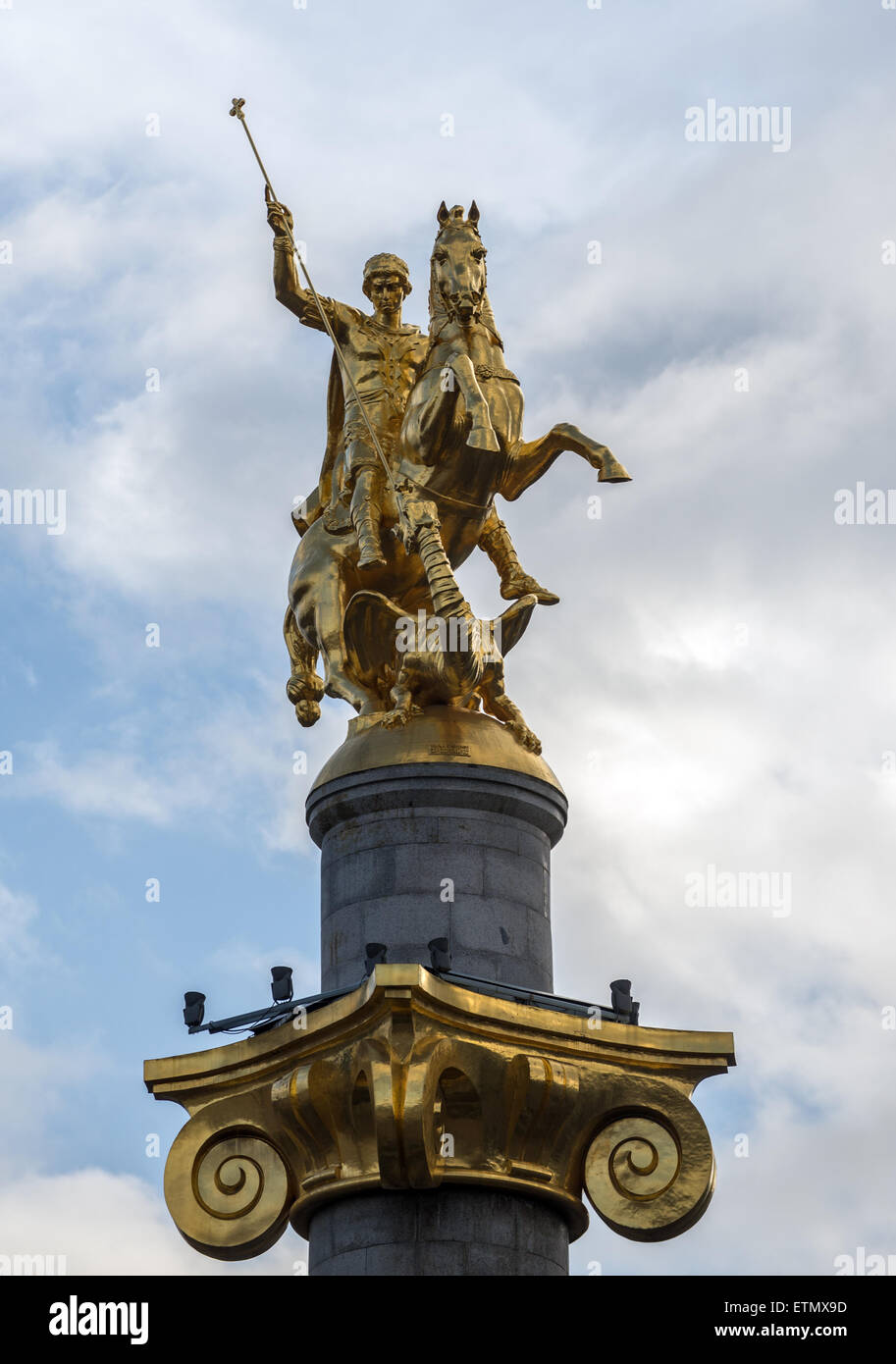 Freedom Monument (St. George Statue) on Liberty Square, central square ...