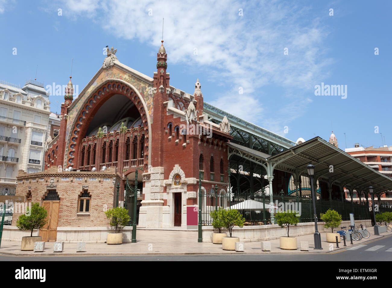 Historic Colon Market in the city of Valencia, Spain Stock Photo - Alamy