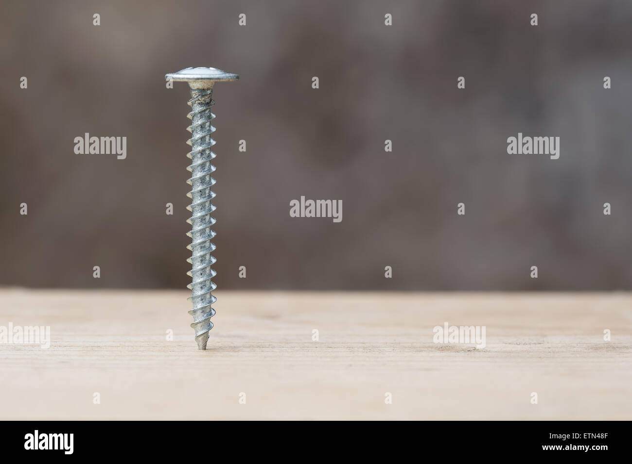 Screws screwed board close hi-res stock photography and images - Alamy