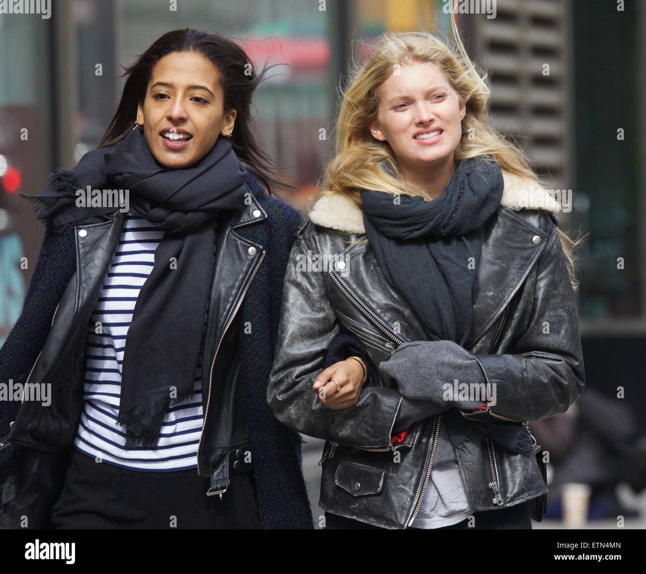 Model Elsa Hosk out and about in New York City Featuring: Elsa Hosk ...