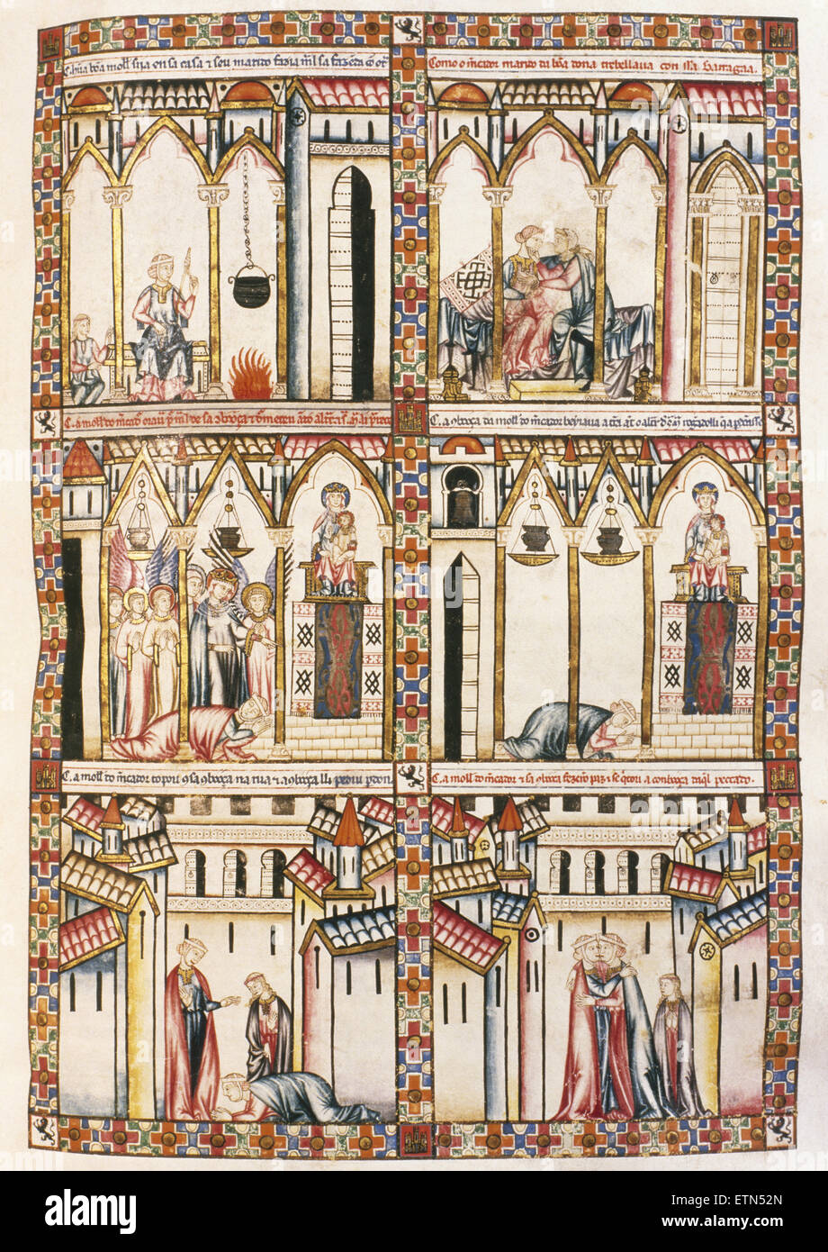 Medieval manuscript castle siege High Resolution Stock Photography and ...