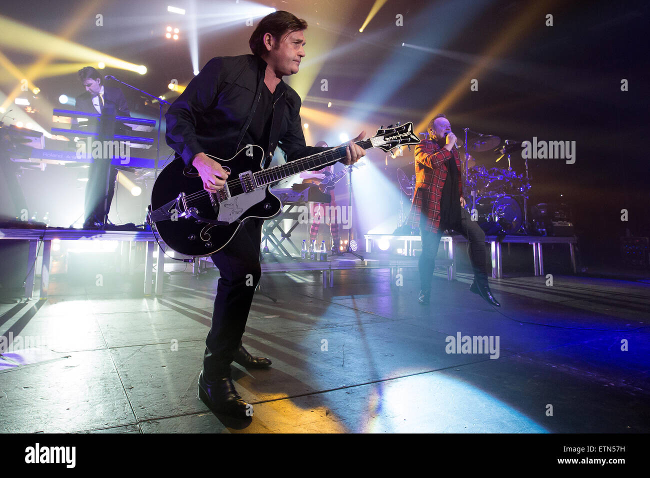 Simple Minds performing live on stage at Liseberg in Gothenburg ...