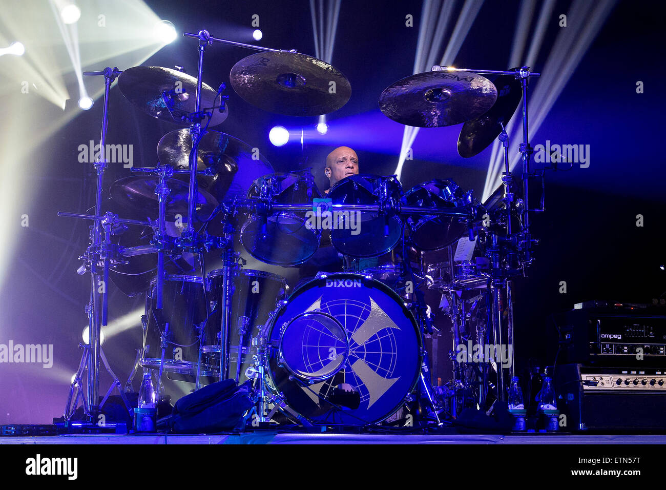 Simple Minds performing live on stage at Liseberg in Gothenburg ...