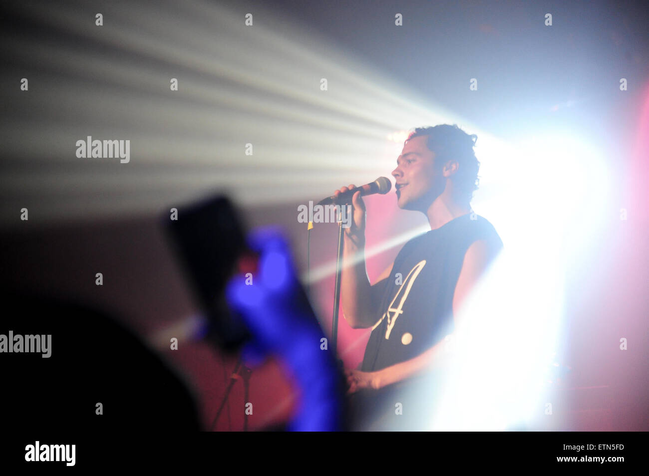 Andy Jordan performing live on stage at Library, HMV Institute ...