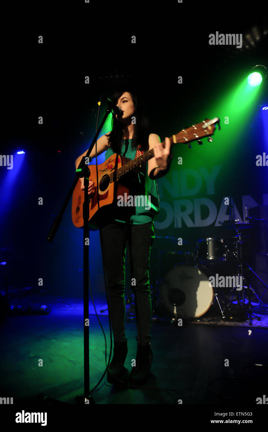 Emma McGann performing live on stage at Library, HMV Institute ...