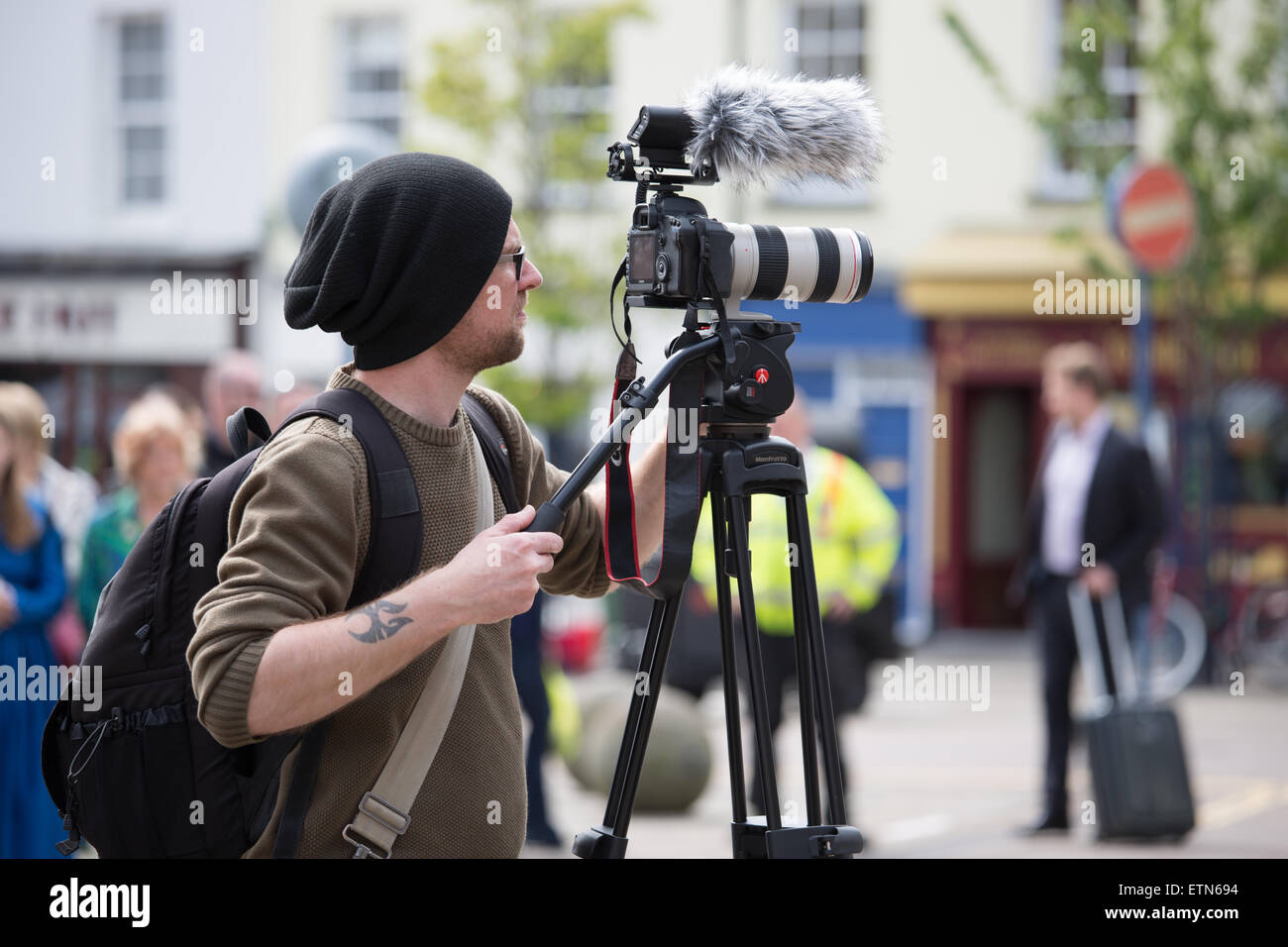 Filming outdoor hi-res stock photography and images - Alamy