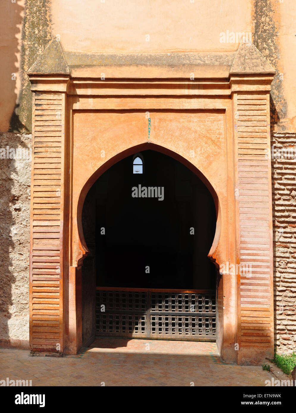marrakech city morocco saadian tombs archway landmark architecture ...