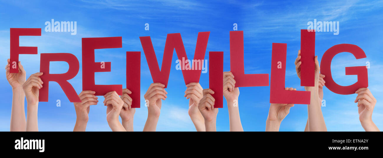 Freiwillig hi-res stock photography and images - Alamy