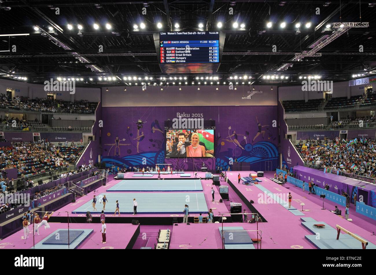 Baku, Azerbaijan. 15th June, 2015. GV. Artistic Gymnastics. National ...