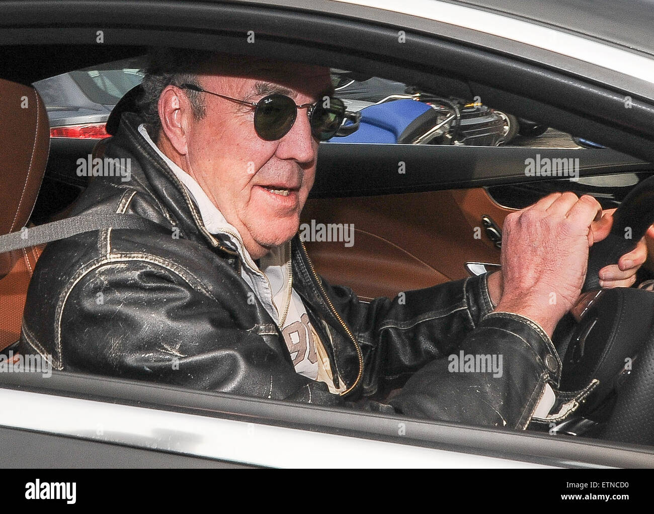 Jeremy Clarkson seen driving away in his Mercedes S class AMG car ...