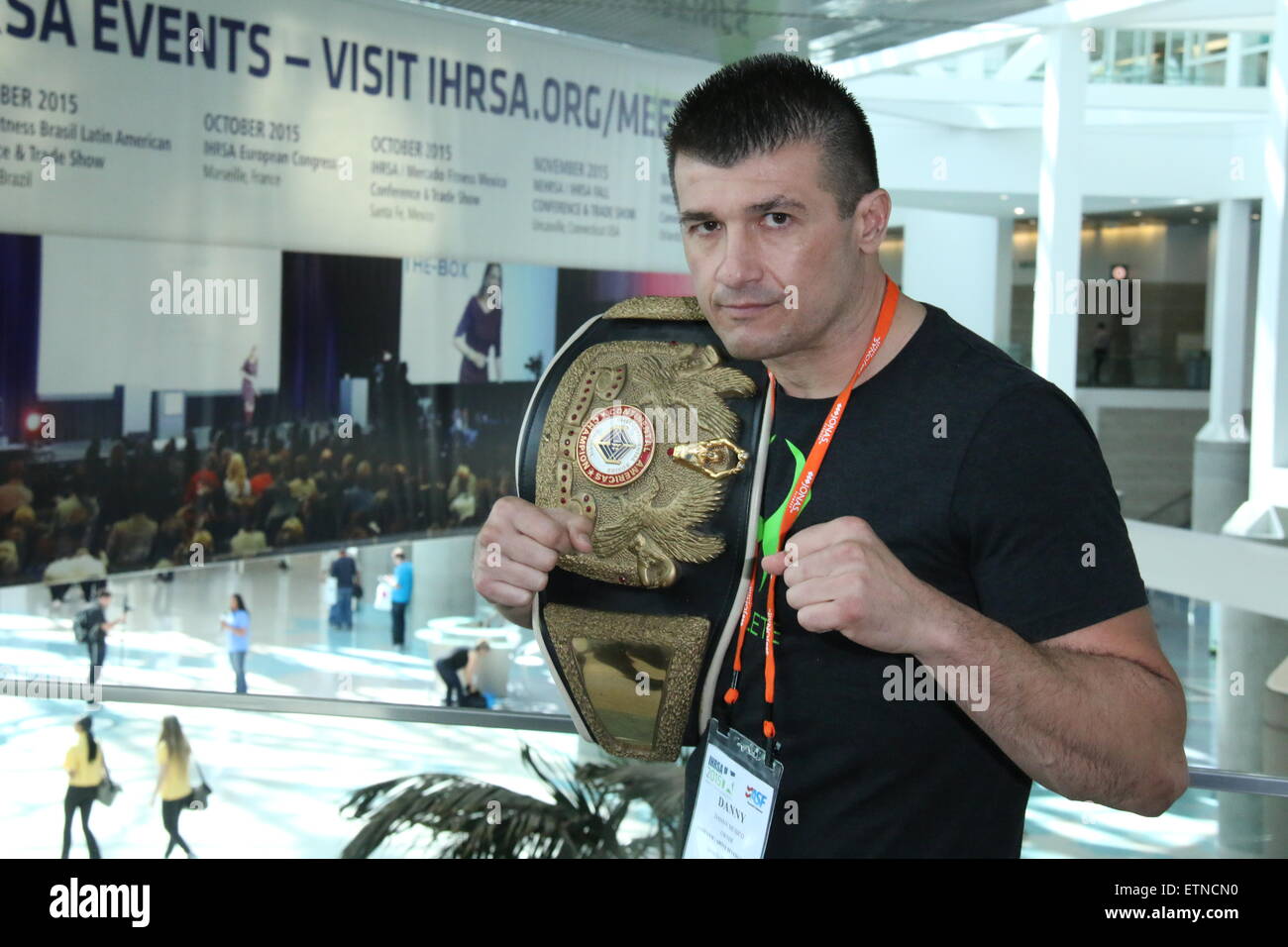 Danny Musico Filming HBO Documentary at IHRSA LA Convention Center ...
