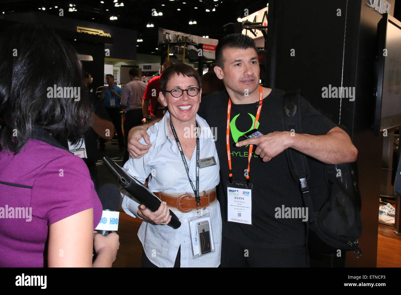 Danny Musico Filming HBO Documentary at IHRSA LA Convention Center ...