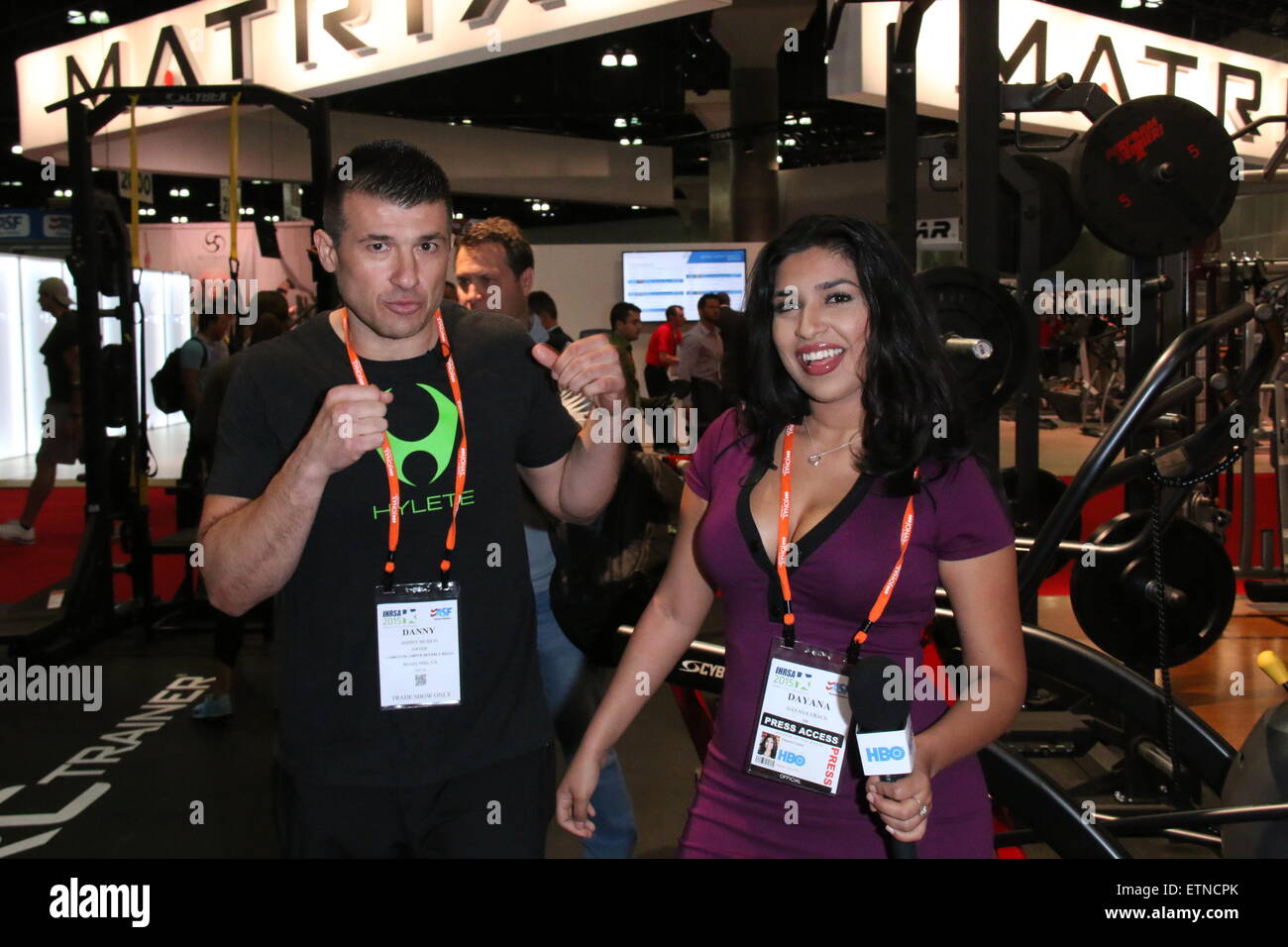 Danny Musico Filming HBO Documentary at IHRSA LA Convention Center ...