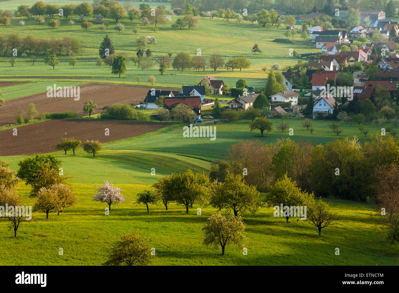French spring village hi-res stock photography and images - Alamy