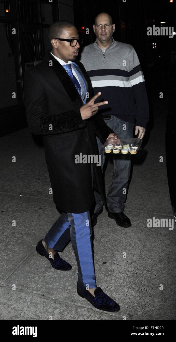 Nick Cannon leaving the 'Watch What Happens: Live' studios Featuring ...