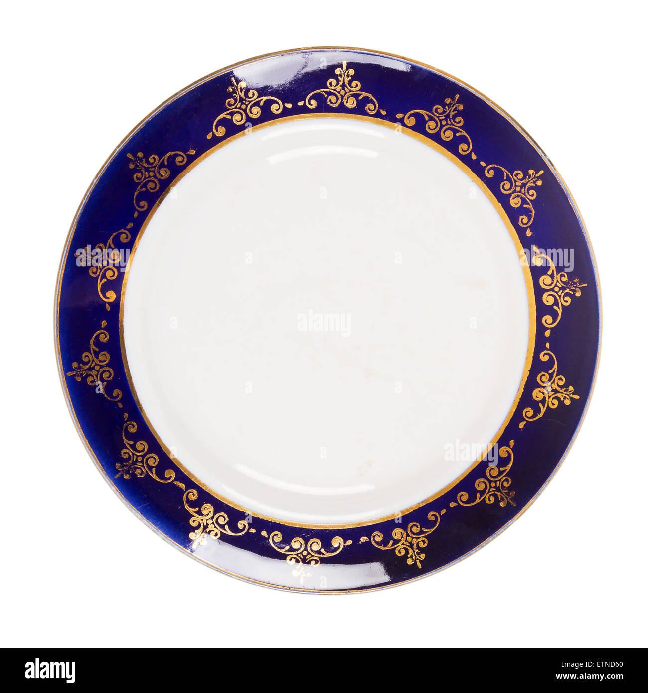 Old plate made in Soviet Union isolated on white background Stock Photo ...