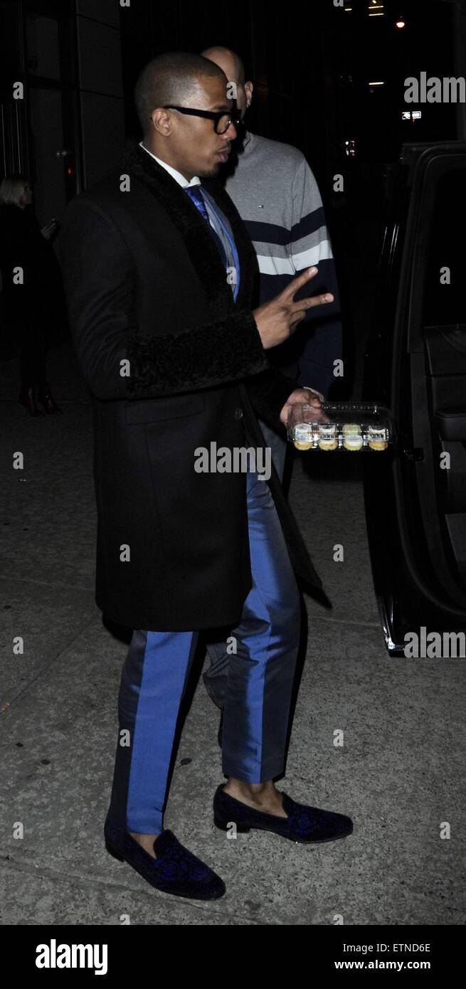 Nick Cannon leaving the 'Watch What Happens: Live' studios Featuring ...