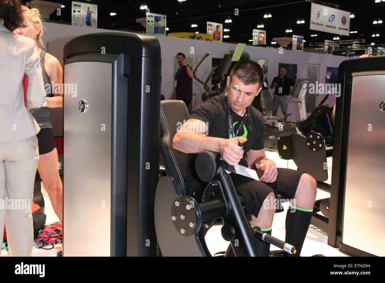 Danny Musico Filming HBO Documentary at IHRSA LA Convention Center ...