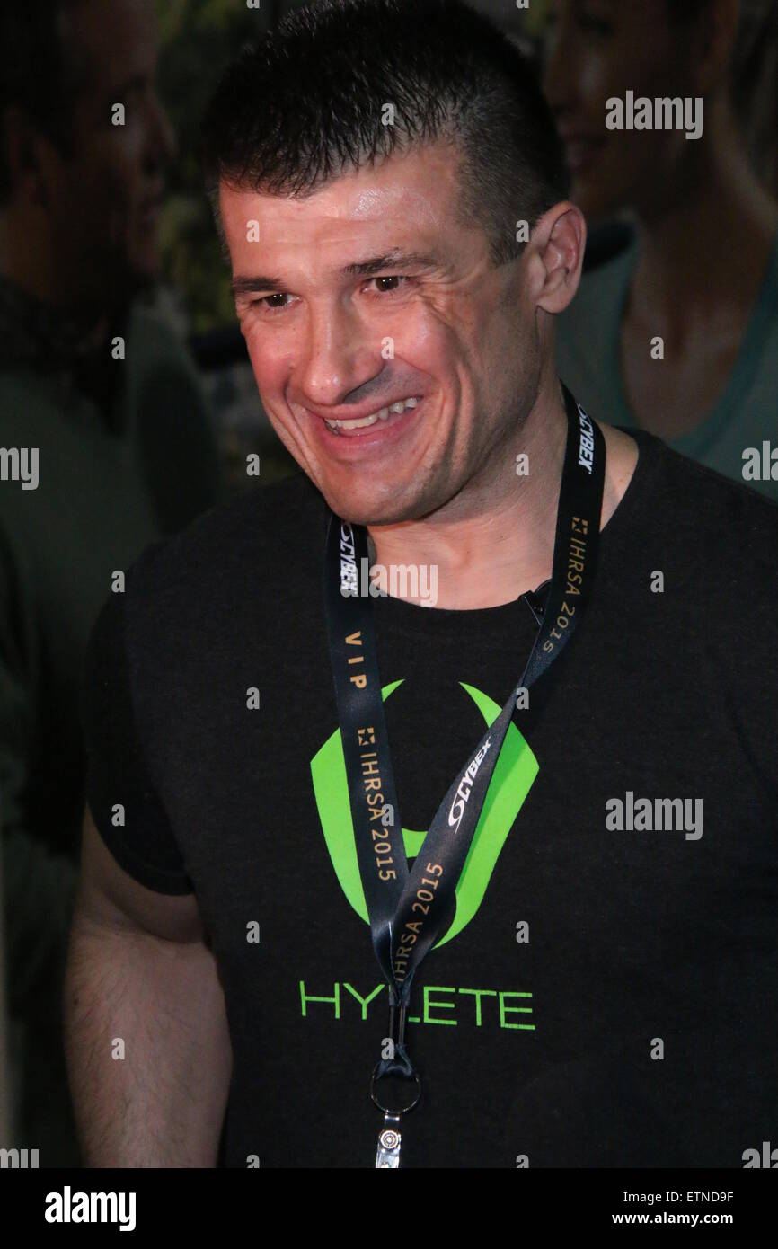 Danny Musico Filming HBO Documentary at IHRSA LA Convention Center ...