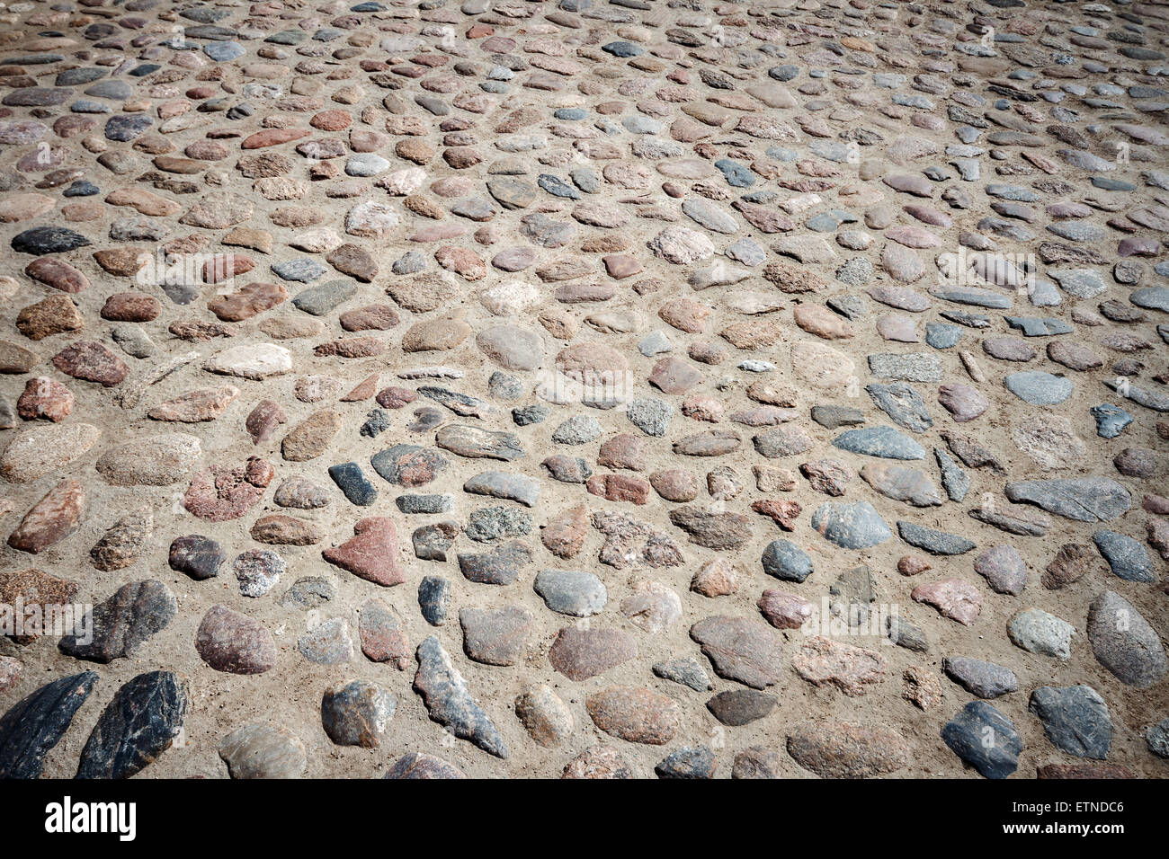 Stone blocks in the walkway Stock Photo - Alamy