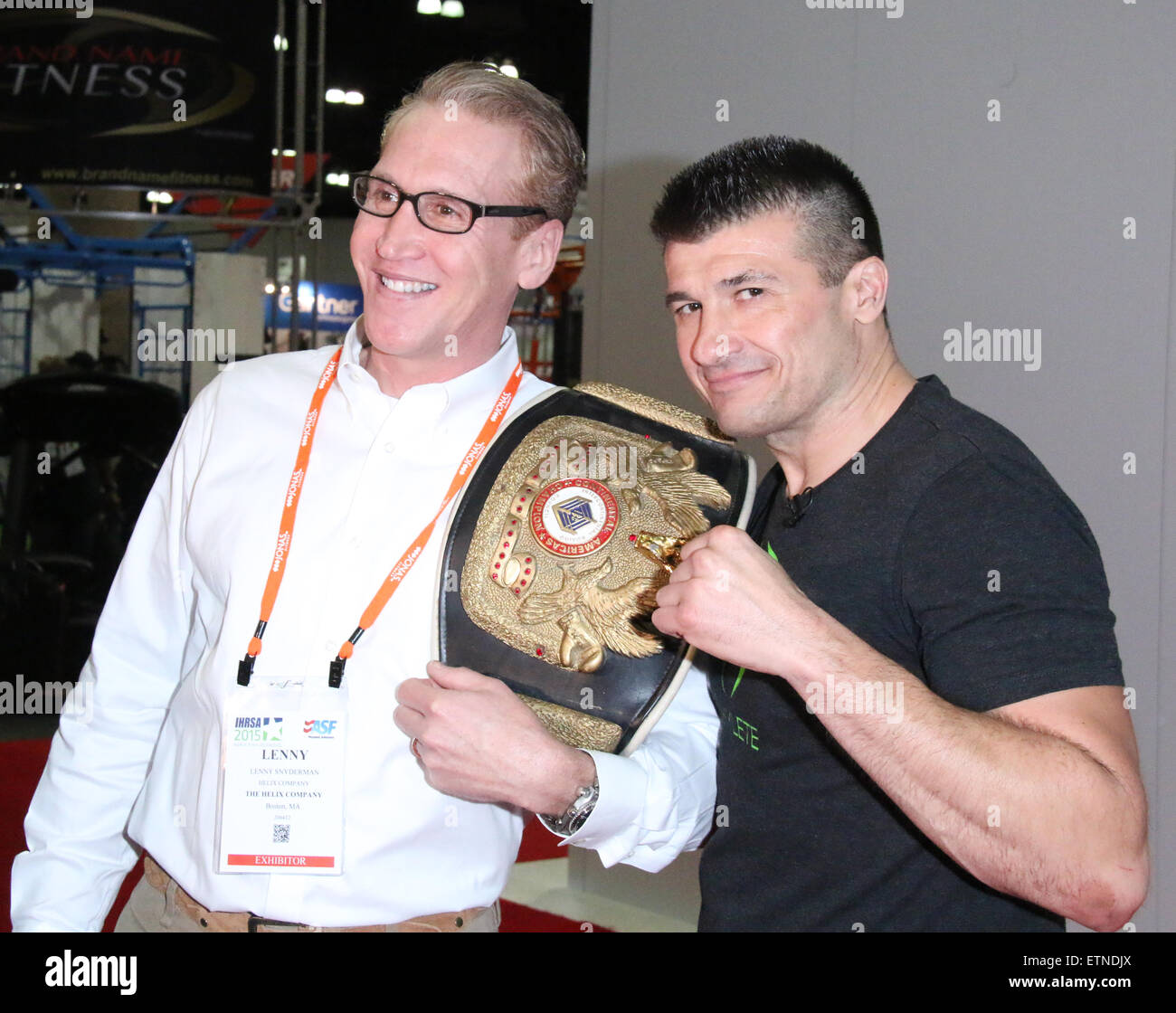 Danny Musico Filming HBO Documentary at IHRSA LA Convention Center ...