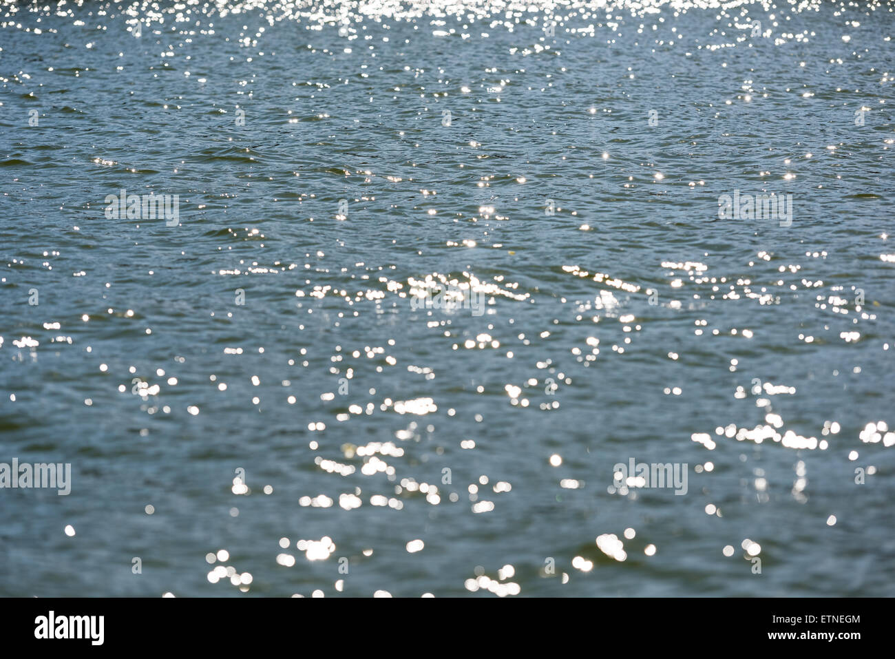 Calm Sea Water Surface In Morning Reflecting Sun Light Stock Photo - Alamy