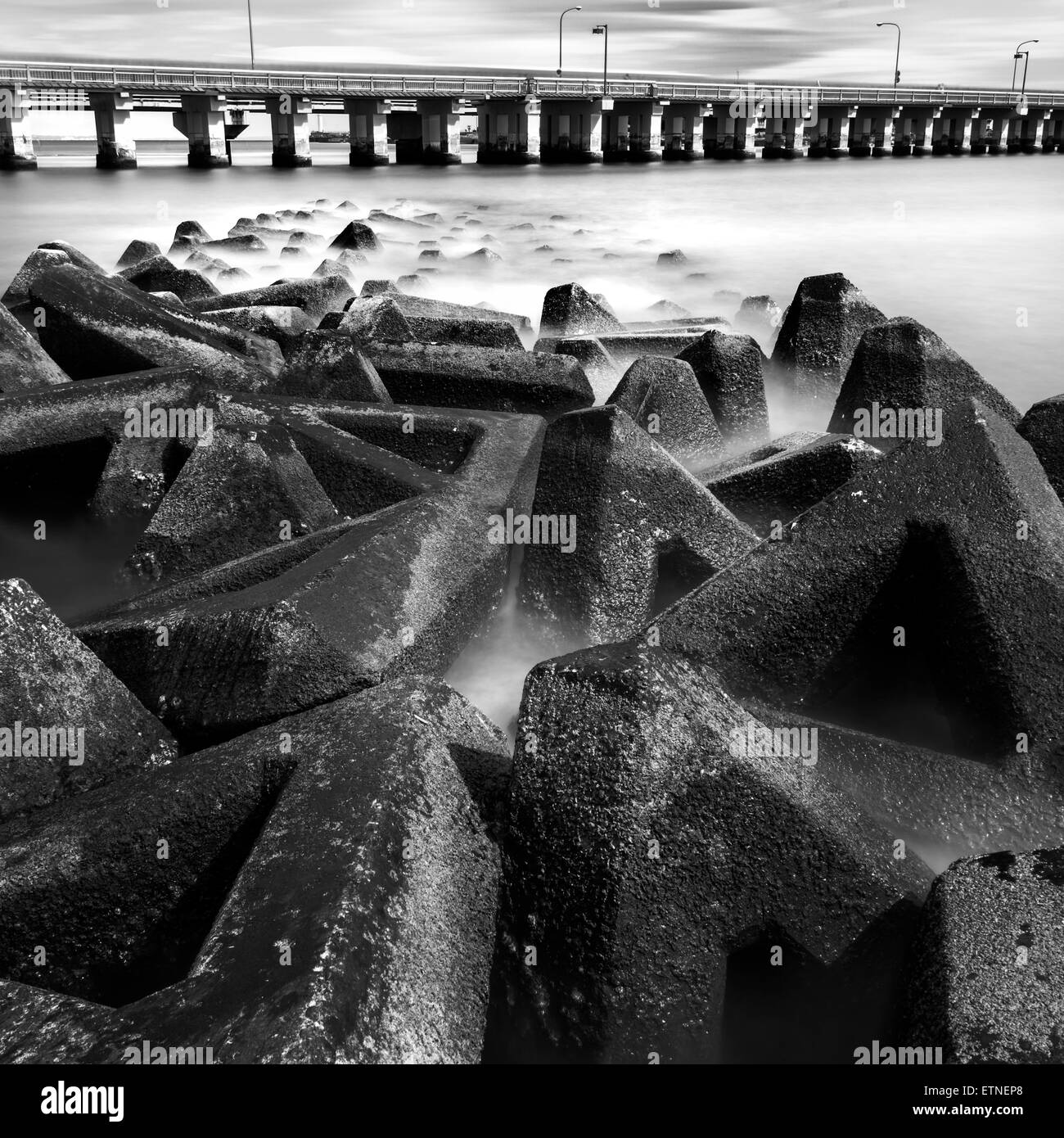 Kanagawa wave Black and White Stock Photos & Images - Alamy