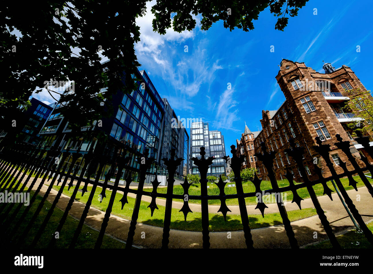 The Quartermile Development overlooking the Meadows in Edinburgh Stock ...