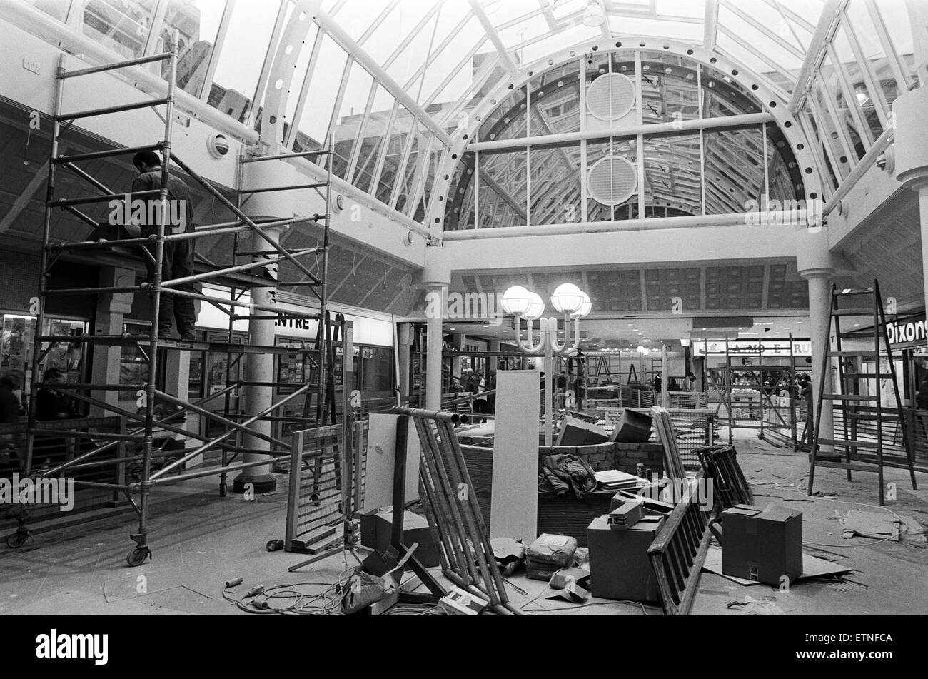 Liscard shops, the new look shopping centre nearly complete. Liscard is ...