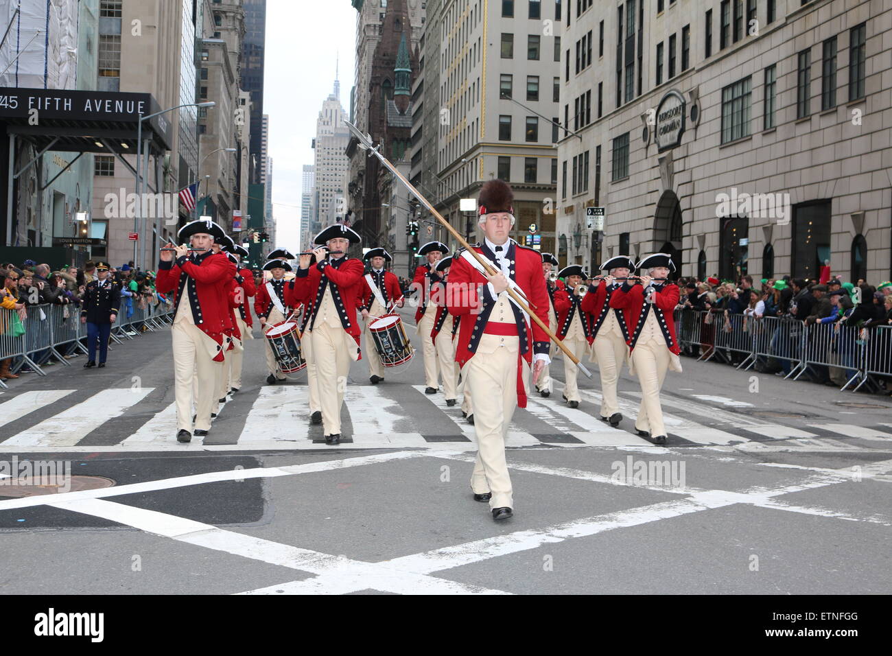 St. Patrick's Day Parade in New York City Featuring: Atmosphere Where ...