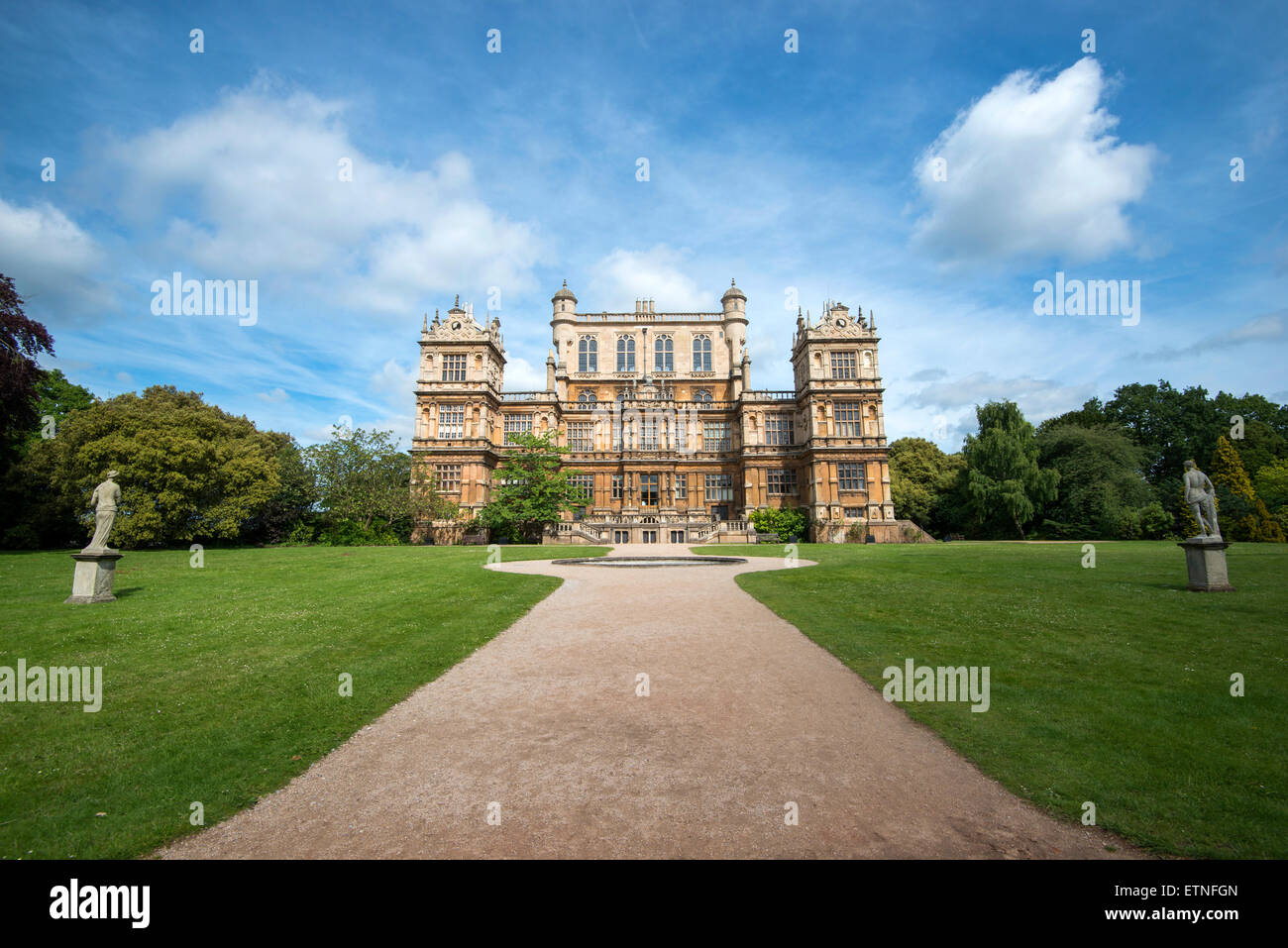 Wollaton Hall and Deer Park, Wollaton Nottinghamshire England UK Stock ...