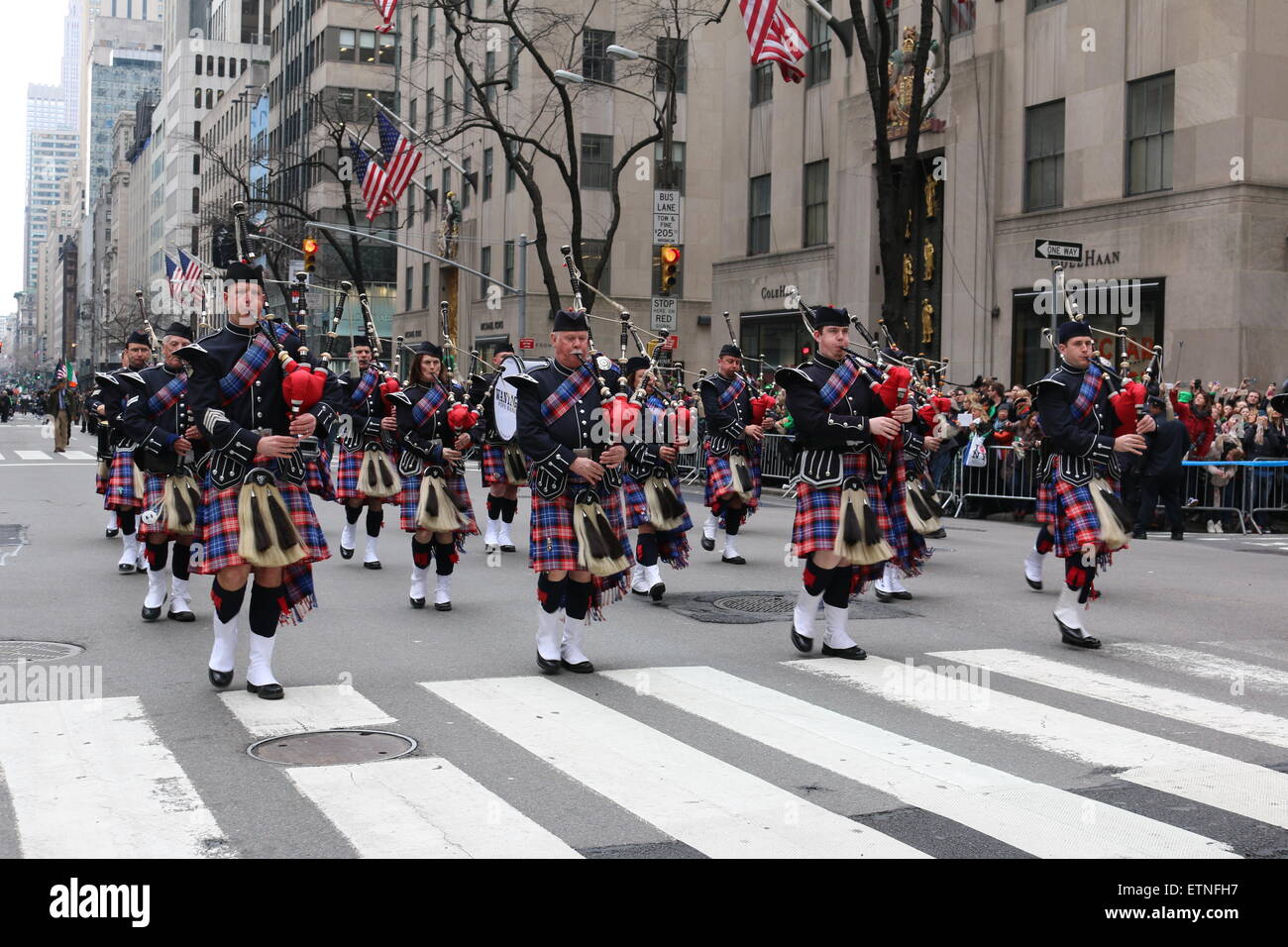 St. Patrick's Day Parade in New York City Featuring: Atmosphere Where ...