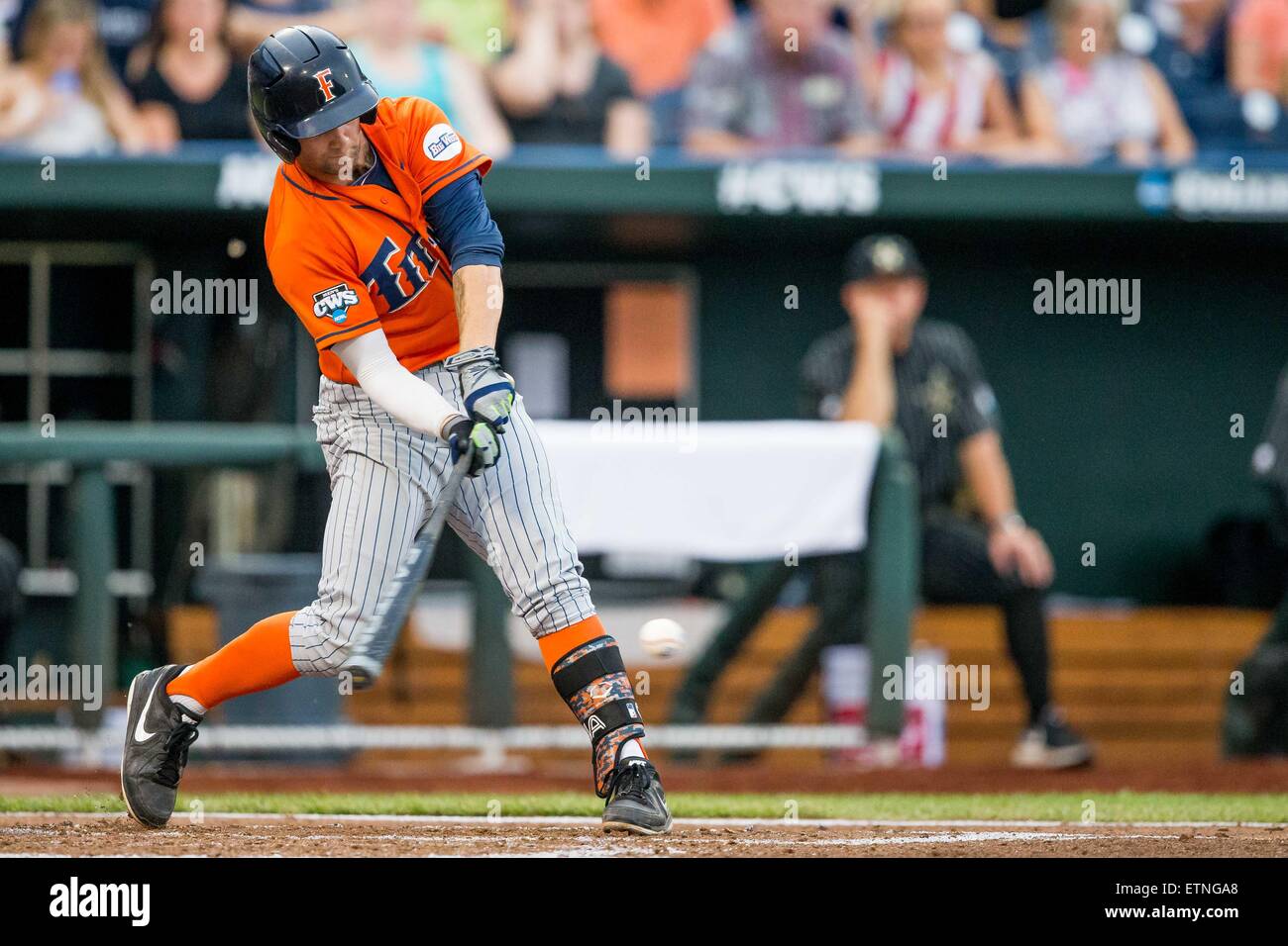June 14, 2015: CSU Fullerton Taylor Bryant #1 in action during game 4 ...