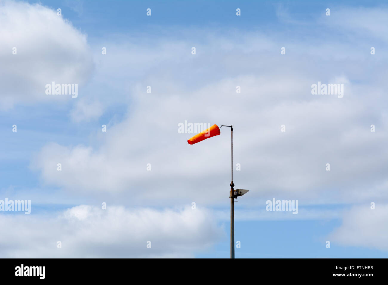 Wind sock showing wind direction Stock Photo - Alamy