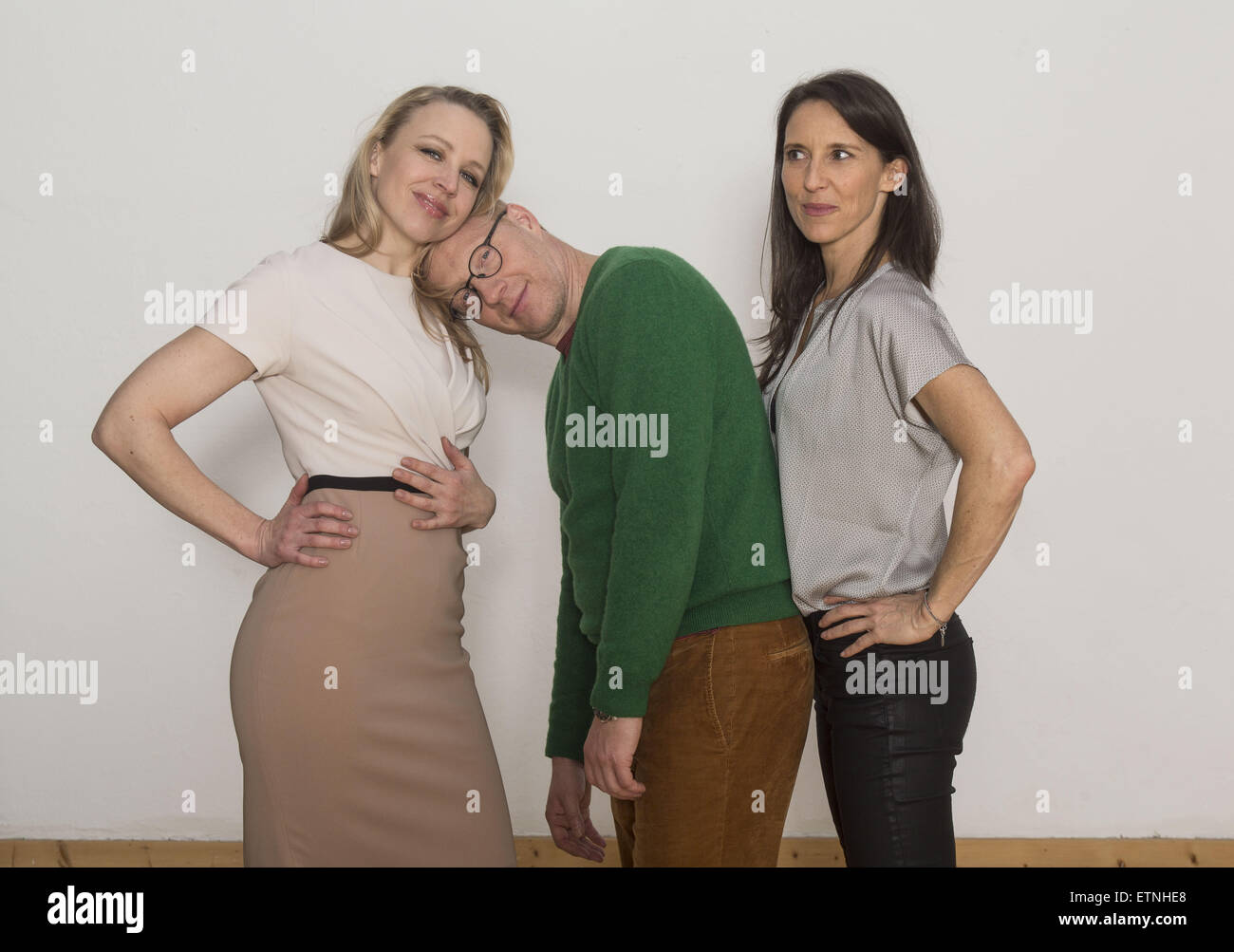 Actors promoting the new ARD TV-Series "Vorstadtweiber" at Lichtwerk ...