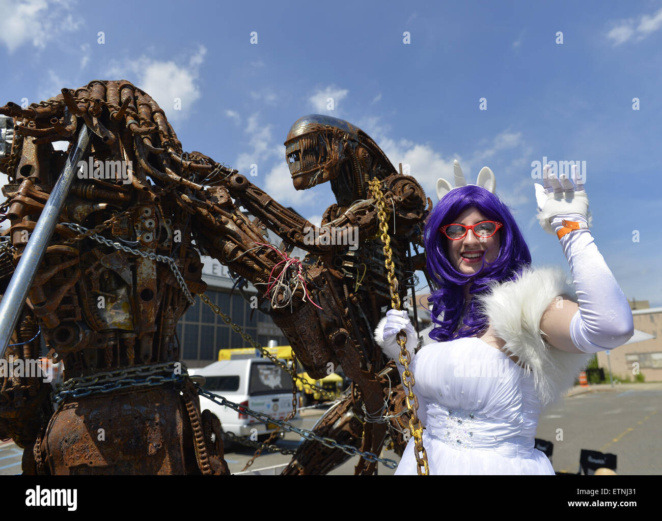 Garden City, New York, USA. 14th June, 2015. LAURA GIUNTA, of Levittown ...