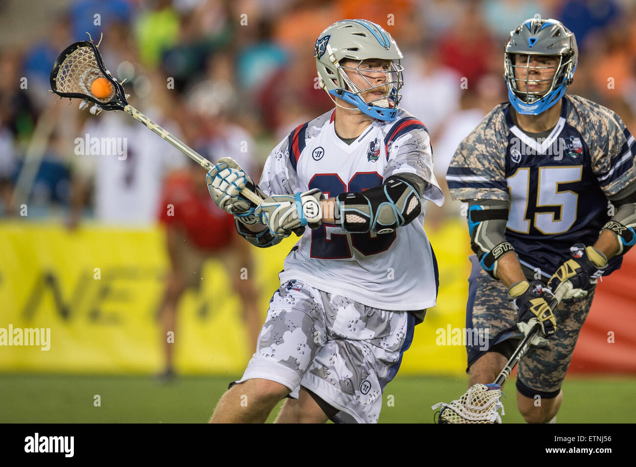 Houston, Texas, USA. 13th June, 2015. Gladiators midfielder Tom ...