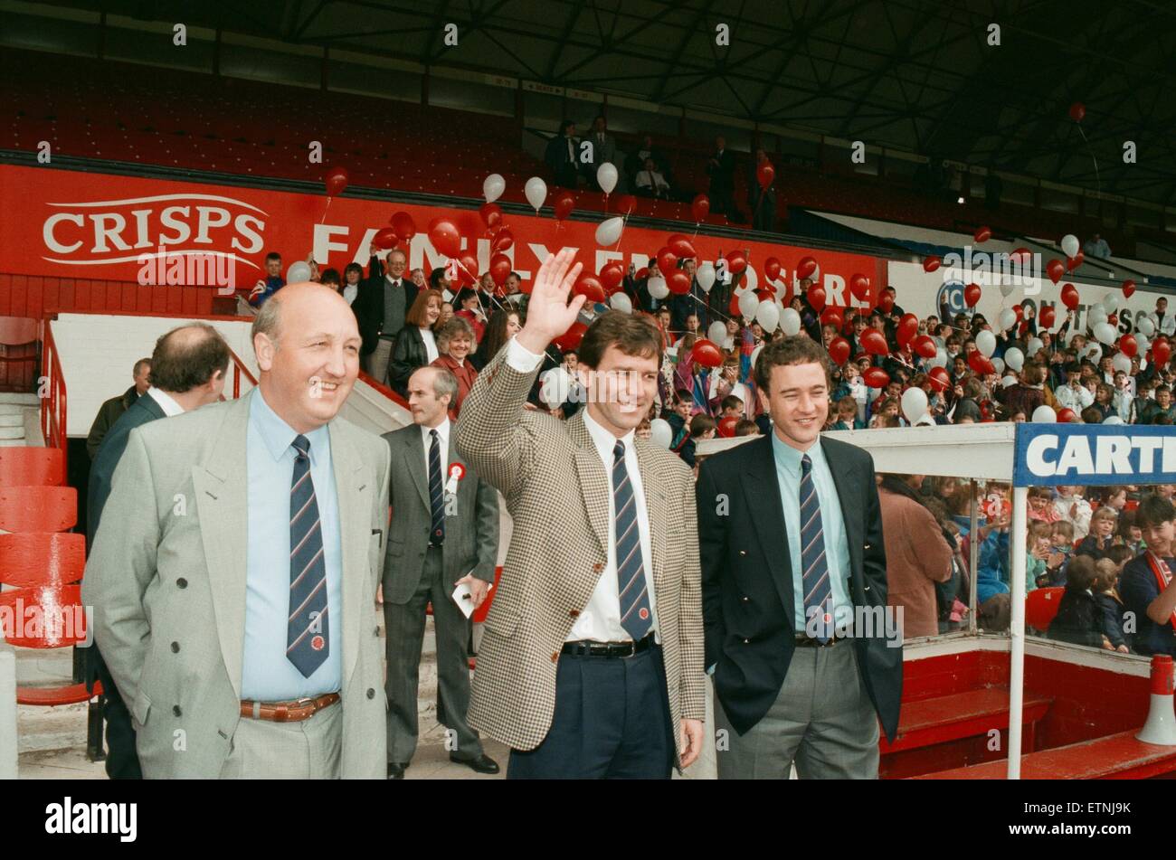 Bryan Robson being unveiled as the new Manager for Middlesbrough F.C ...