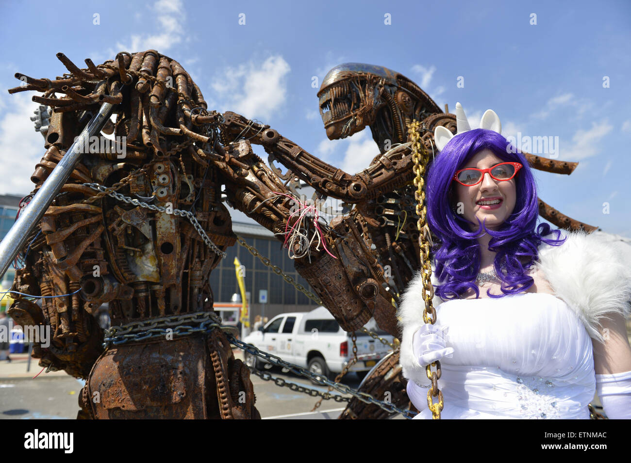 Garden City, New York, USA. 14th June, 2015. LAURA GIUNTA, of Levittown ...