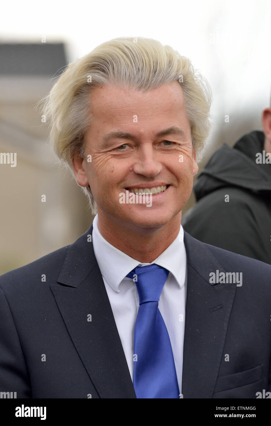 ALMELO, NETHERLANDS - MARCH 02, 2015: : Portrait of political leader ...